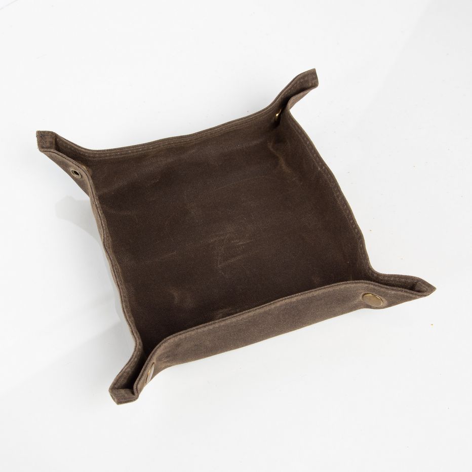 Waxed Small Desk Tray – Juniper and Co. Gifts